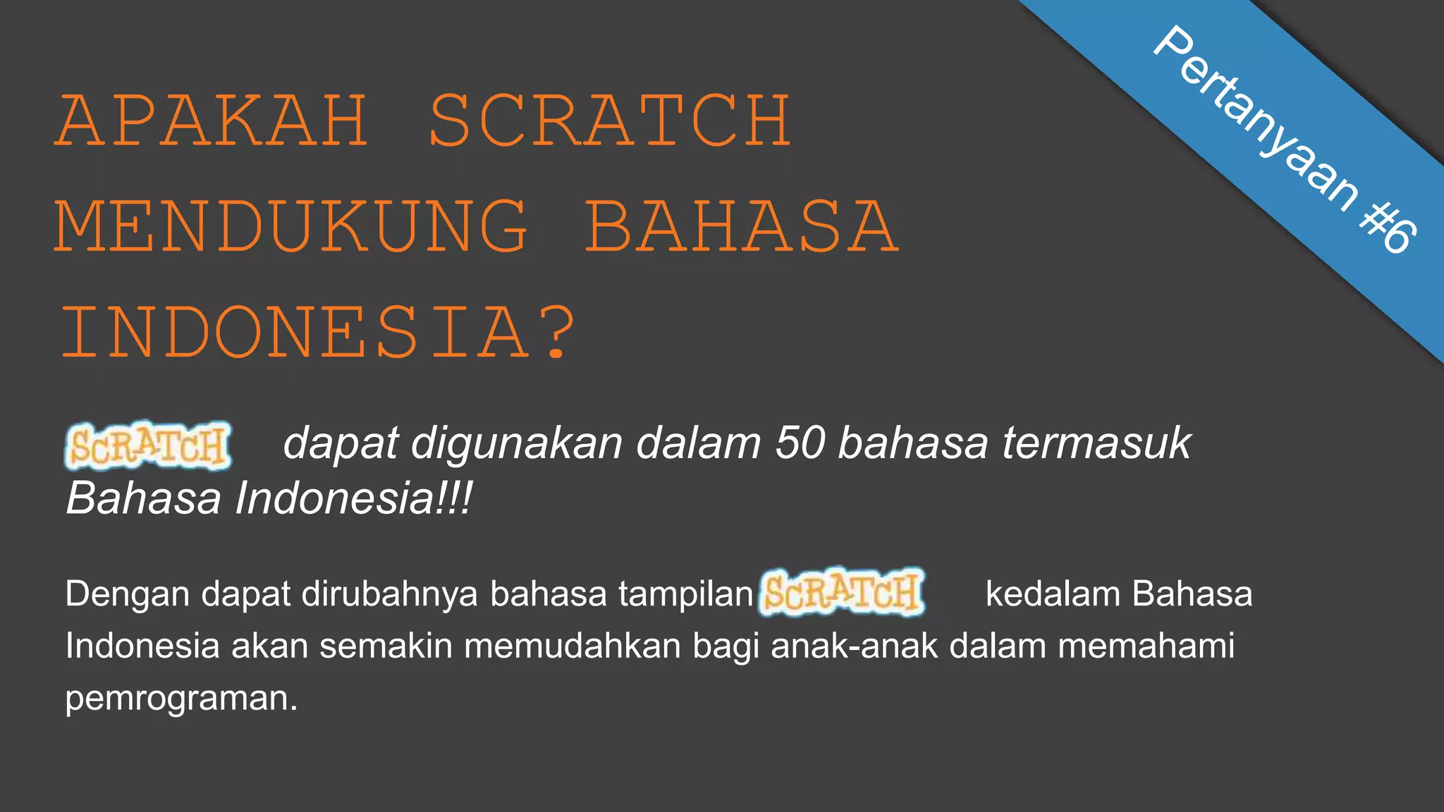 Belajar Pemrograman Scratch Part 1 | PPTX