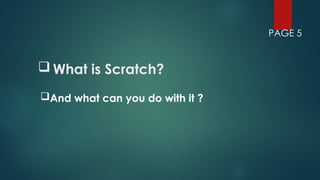 INTRODUCTION TO PROGRAMMING WITH SCRATCH | PPT