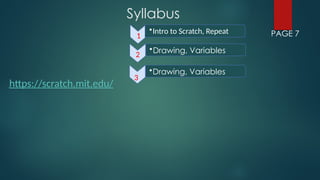 INTRODUCTION TO PROGRAMMING WITH SCRATCH | PPT