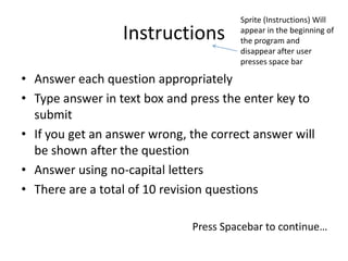 Scratch animation initial design | PPTX