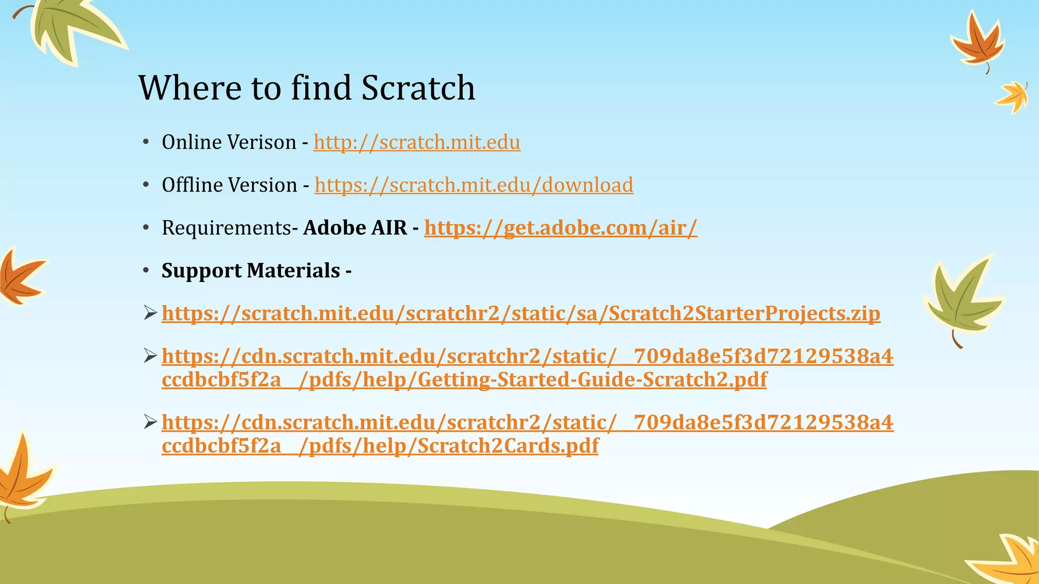 Scratch Programming Pptx Programming Languages Computing