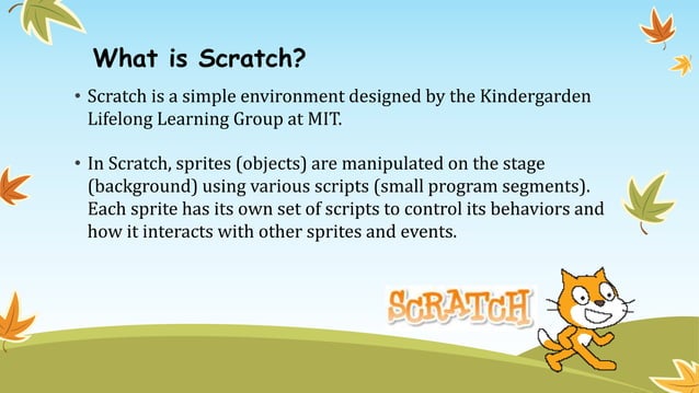Scratch Programming | PPTX | Programming Languages | Computing