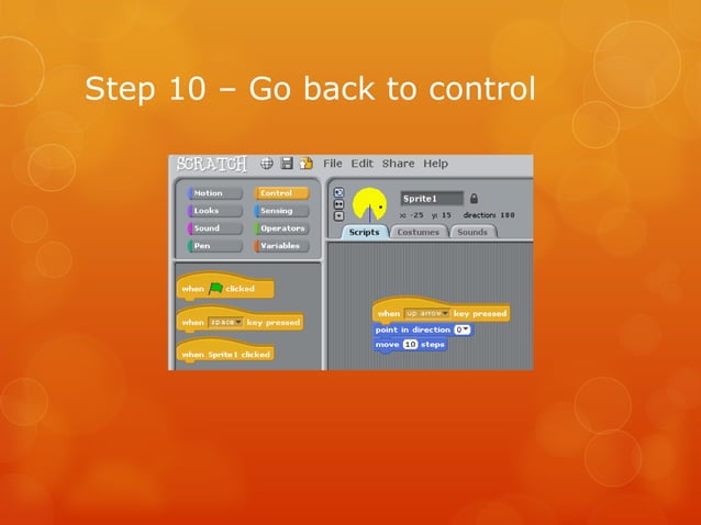 Scratch character commands | PPT