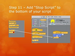 Scratch character commands | PPT
