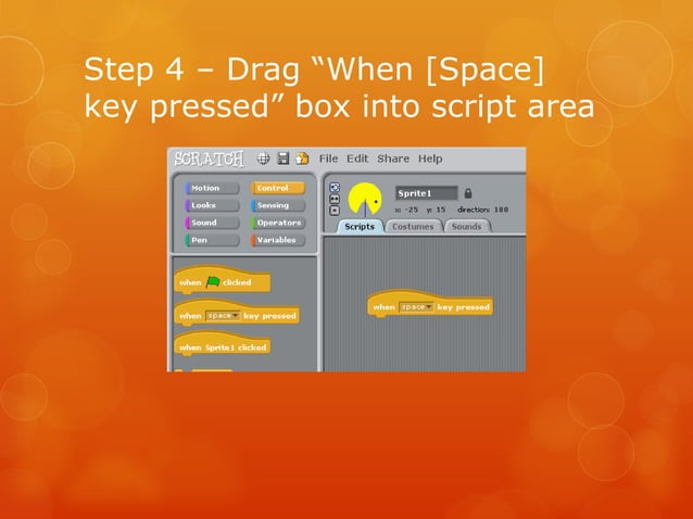 Scratch character commands | PPT