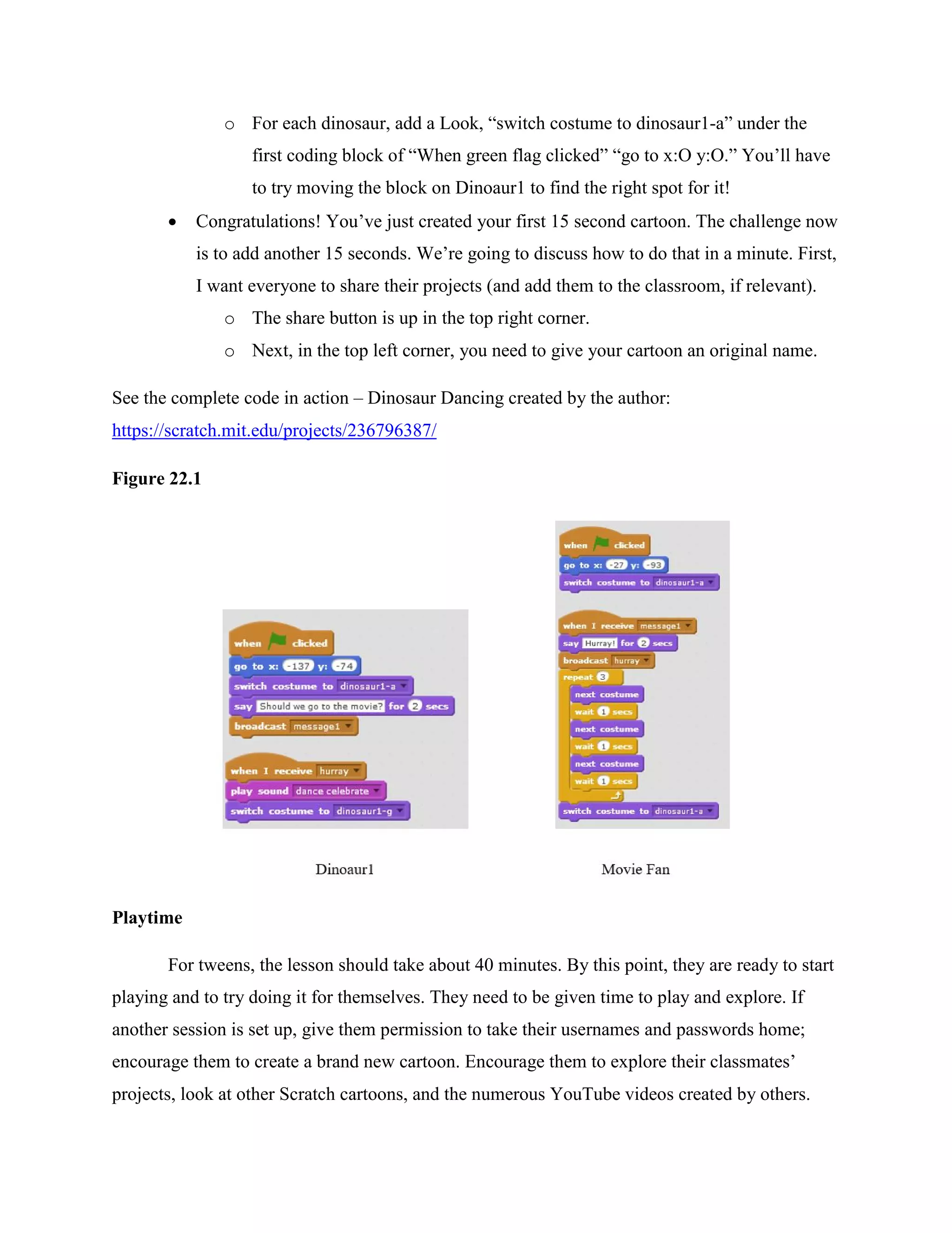 Scratch coding for tweens creating cartoons | PDF