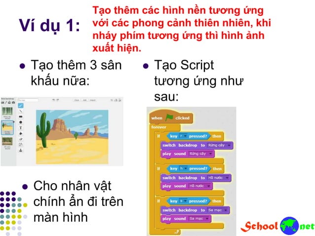 Slide bài giảng về lập trình Scratch dành cho GV | PPTX