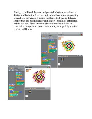 Scratch Design Explanations | DOCX | Drawing and Sketching | Arts and ...