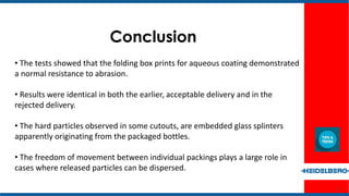 Scratches on Folding Box Packaging | PPTX