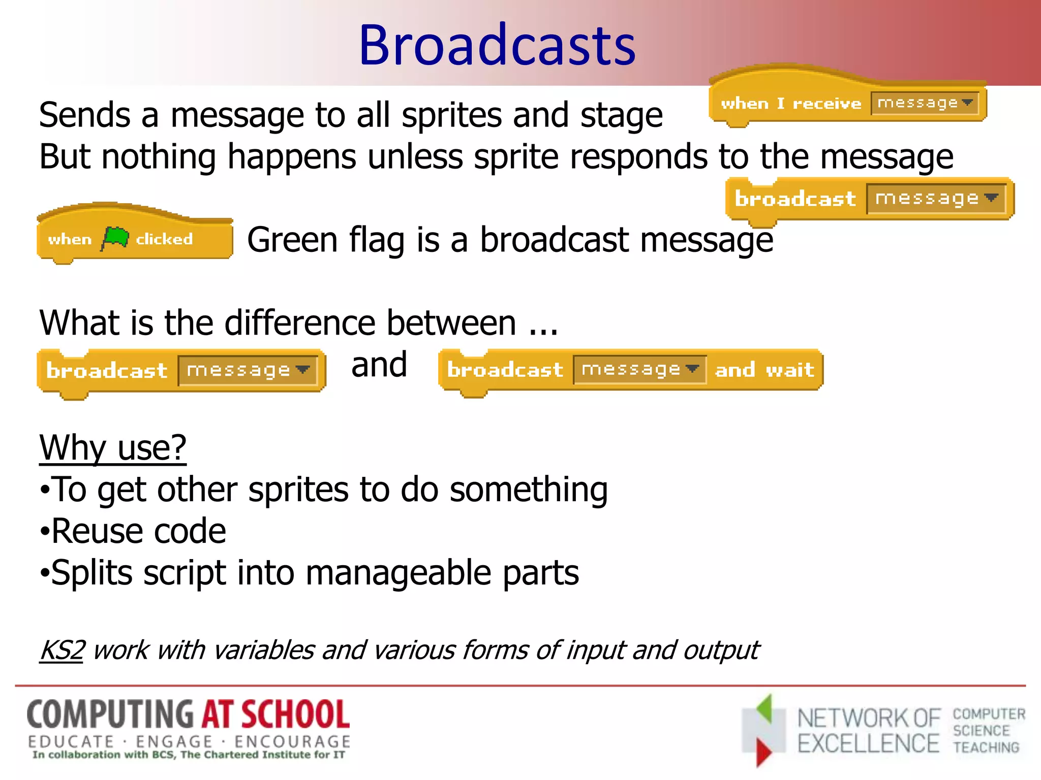 Scratch for intermediates course | PPT