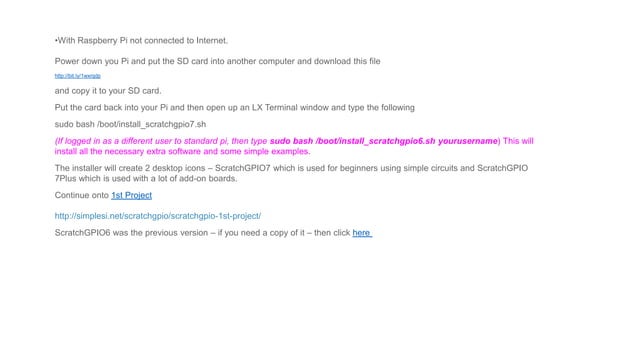 ScratchGPIO, Raspberry Pi & BerryClip | PPT