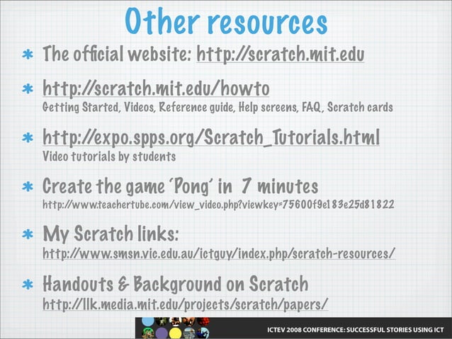 Scratch in the Classroom | PPT