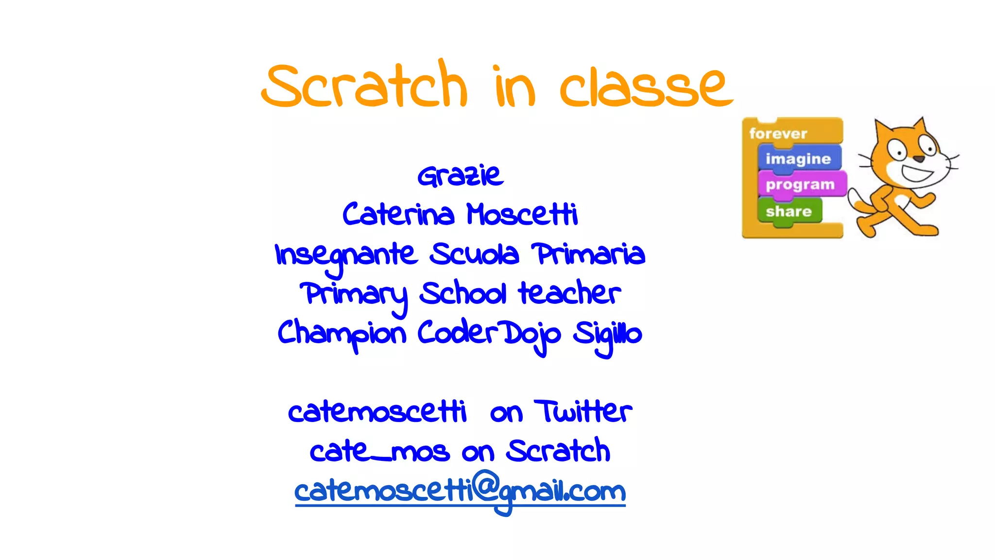 Scratch in classe | PDF