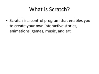 Scratch in education | PPT