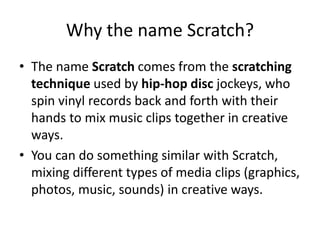 Scratch in education | PPT
