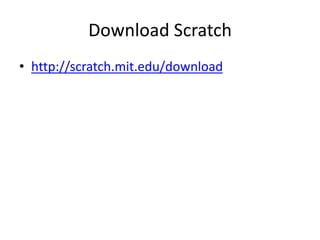 Scratch in education | PPT