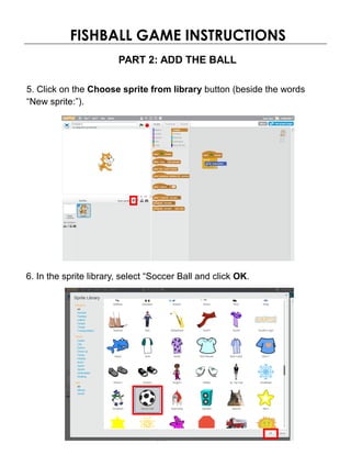 Fish Ball Scratch Instructions | PDF | Soccer | Sports
