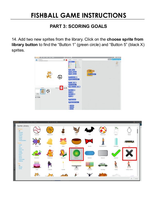 Fish Ball Scratch Instructions