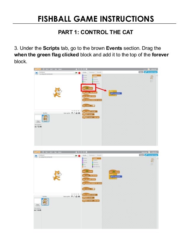 Fish Ball Scratch Instructions