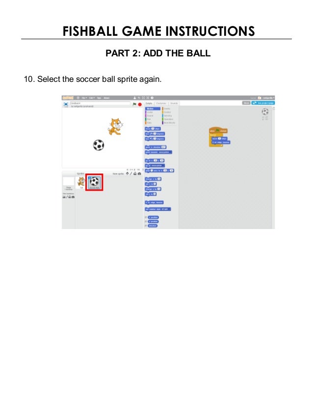 Fish Ball Scratch Instructions