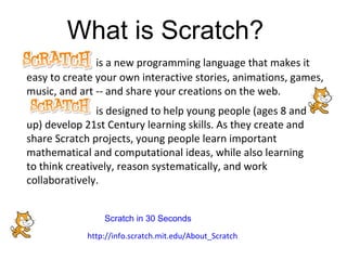 Scratch In The Classroom | PPT