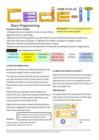 Scratch jr 3-code-it-storyks1scratchjunior | PDF