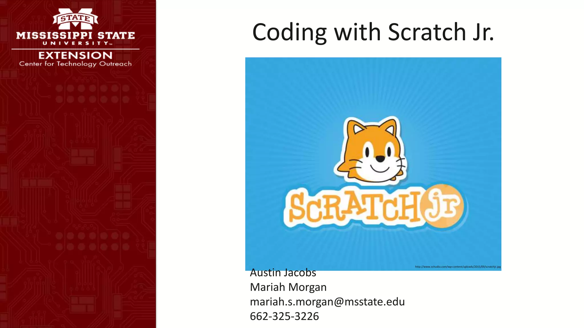 Scratch Jr Instructor Presentation Pptx