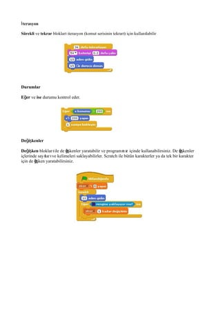 Scratch Kavramları | PDF