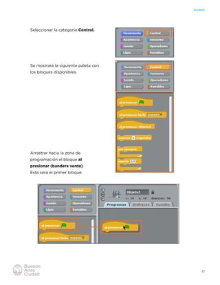 Scratch nivel básico con secuencia didáctica | PDF