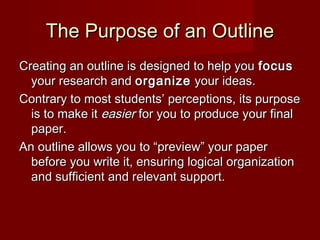 Scratch outline | PPT