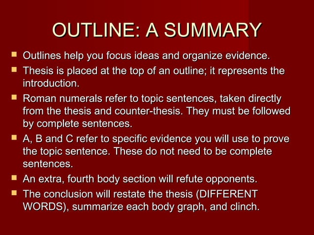 Scratch outline | PPT | Homework and Study | Education