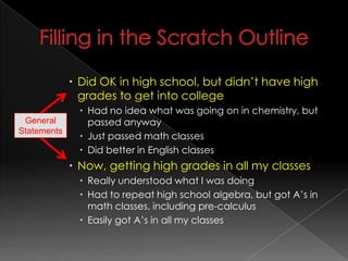 From the Scratch Outline to the Essay Draft | PPTX