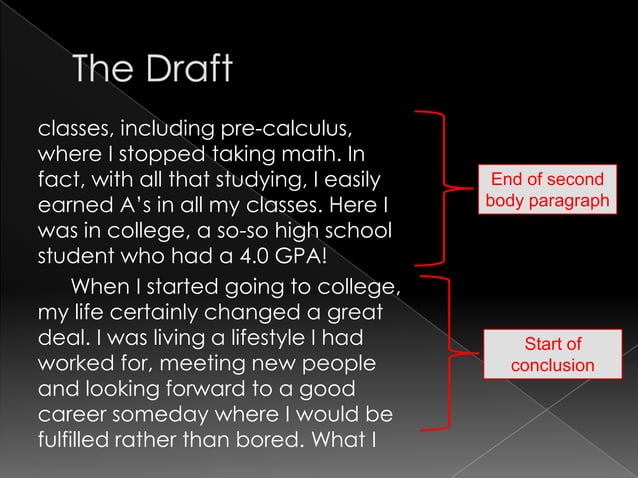 From the Scratch Outline to the Essay Draft | PPTX