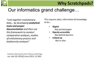 Scratchpads training course introduction | PPTX | Desktop Publishing | Computer Software and ...