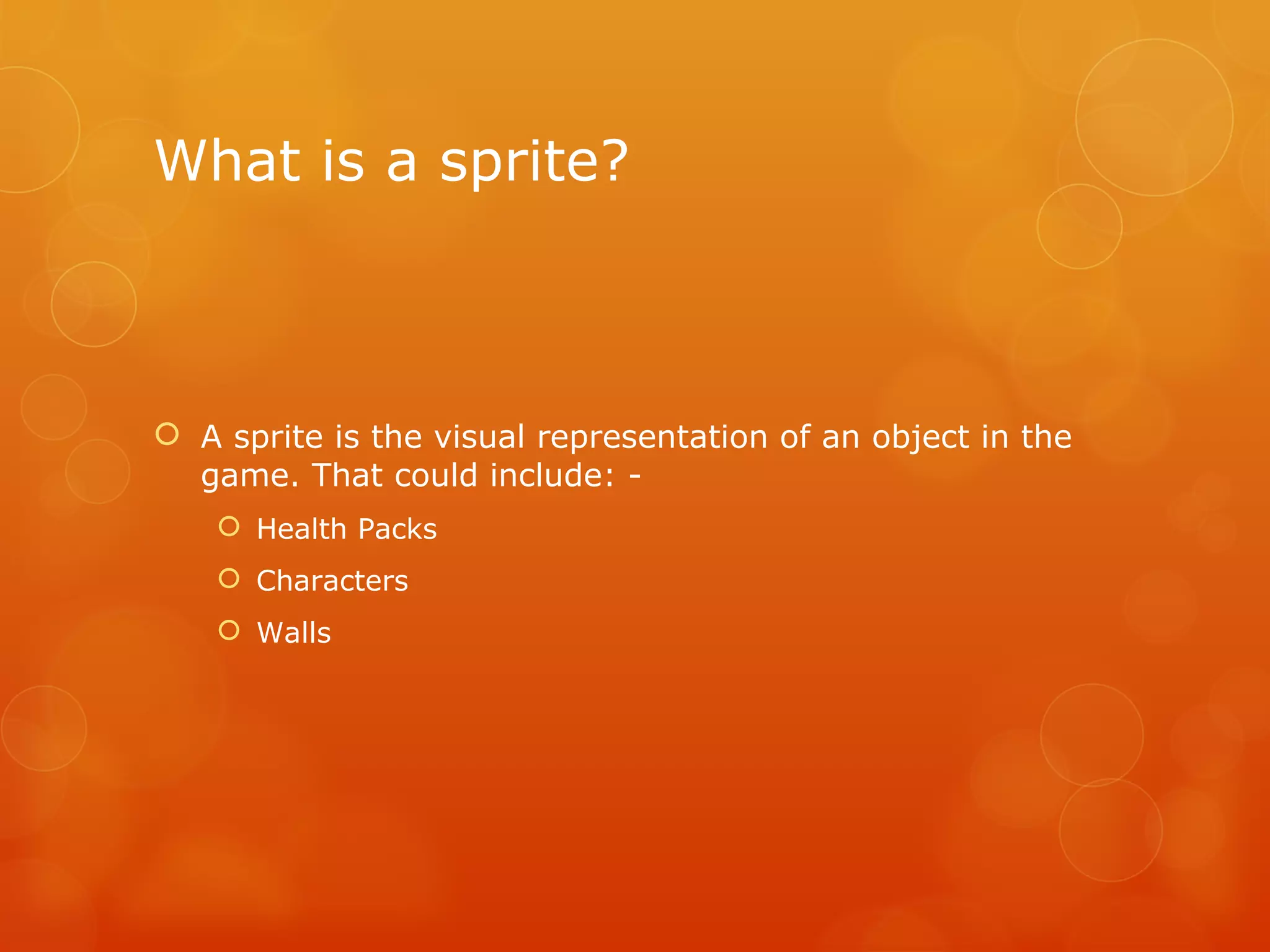 Scratch part 1 sprites | PPT