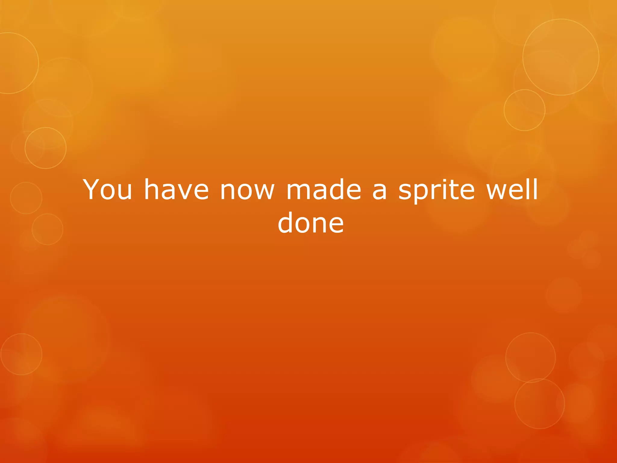 Scratch part 1 sprites | PPT