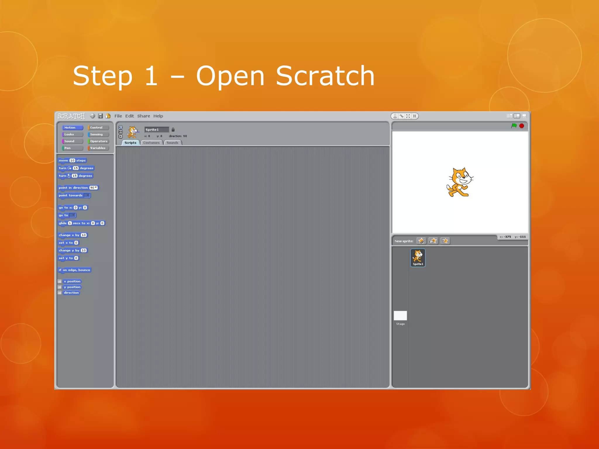 Scratch part 1 sprites | PPT