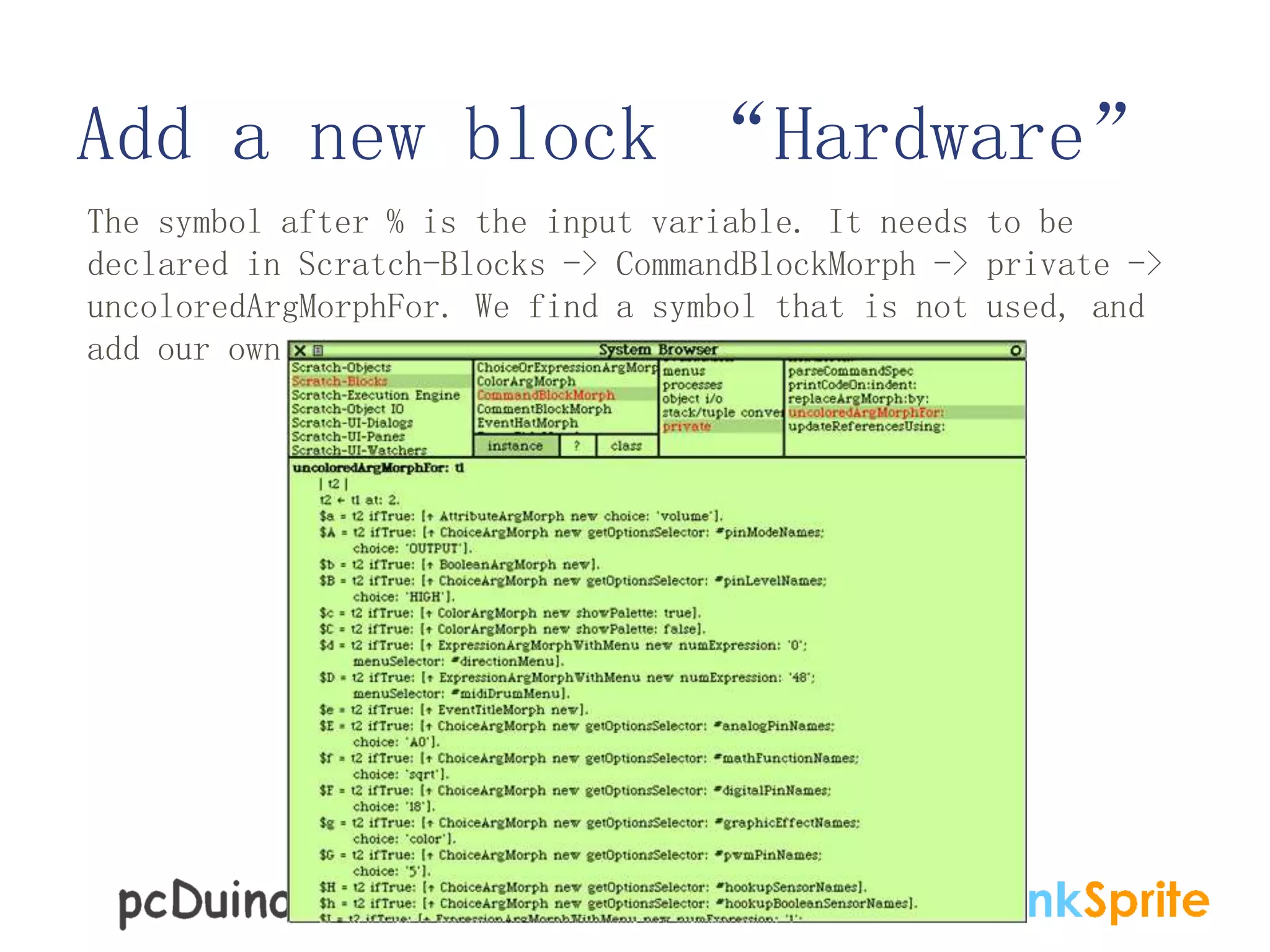 Scratch pcduino | PPTX