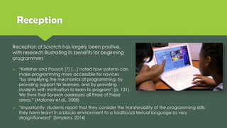 Scratch - Intuitive and Accessible Programming | PPT