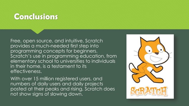 Scratch - Intuitive and Accessible Programming | PPT
