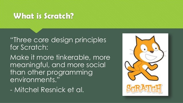 Scratch - Intuitive and Accessible Programming