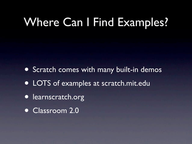 Creative Teaching with Scratch 2010 | KEY