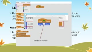 Scratch for kids language in Program.pptx | Programming Languages ...