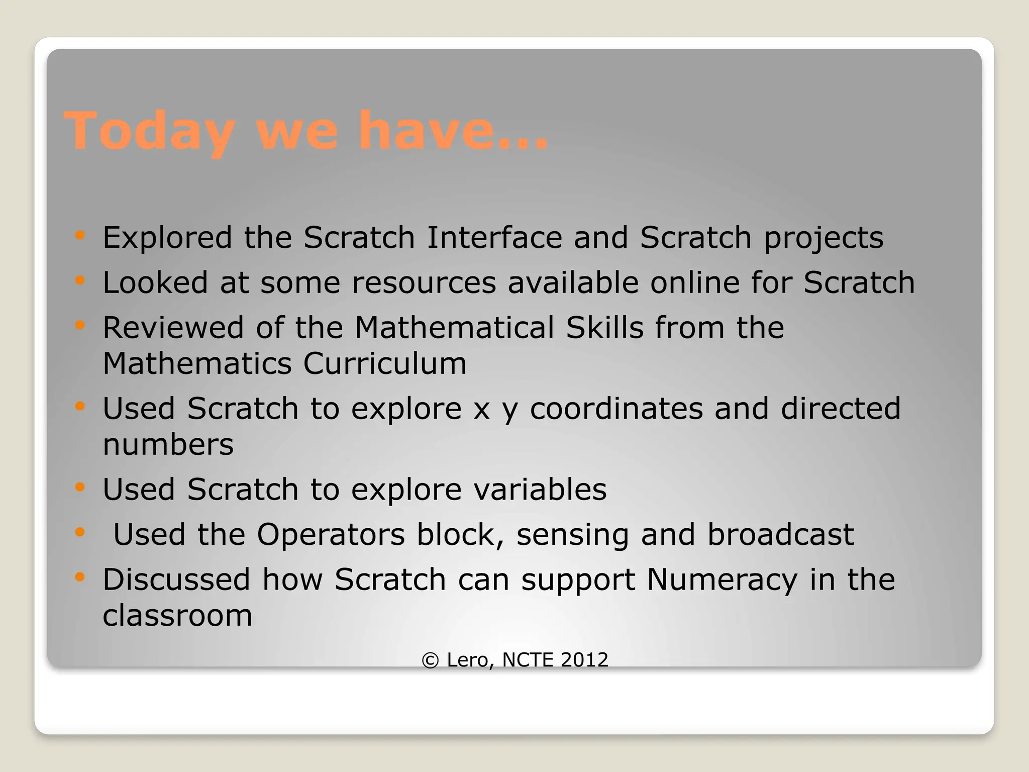 Scratch programming and Numeracy in Senior Primary Classes.pptx