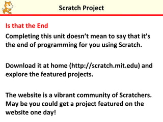 Scratch Project | PPT