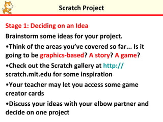 Scratch Project | PPT