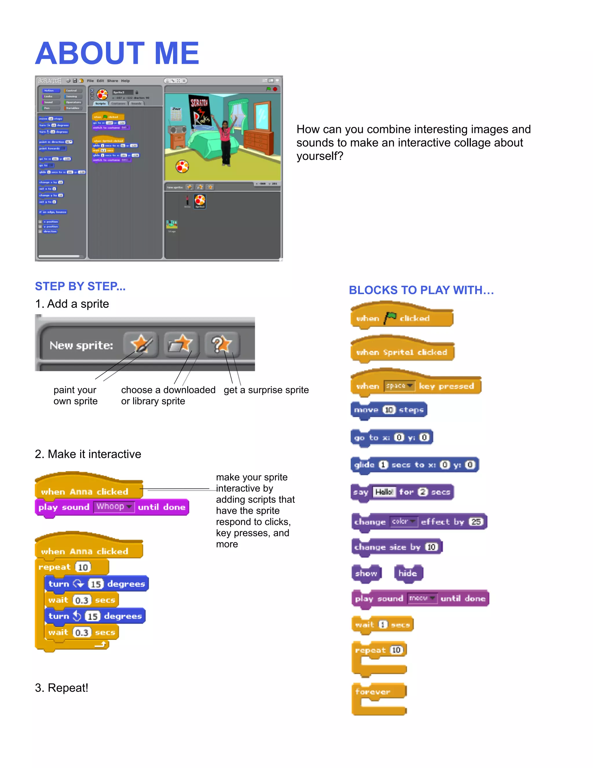 Scratch project ideas | PDF | Computer Animation | Computer Software ...