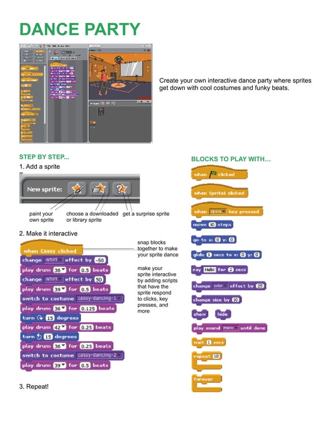 Scratch project ideas | PDF | Computer Animation | Computer Software ...