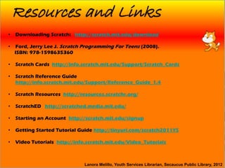 LibraryLinkNJ - Scratch Slides Part 1 | PPT