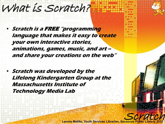 LibraryLinkNJ - Scratch Slides Part 1 | PPT